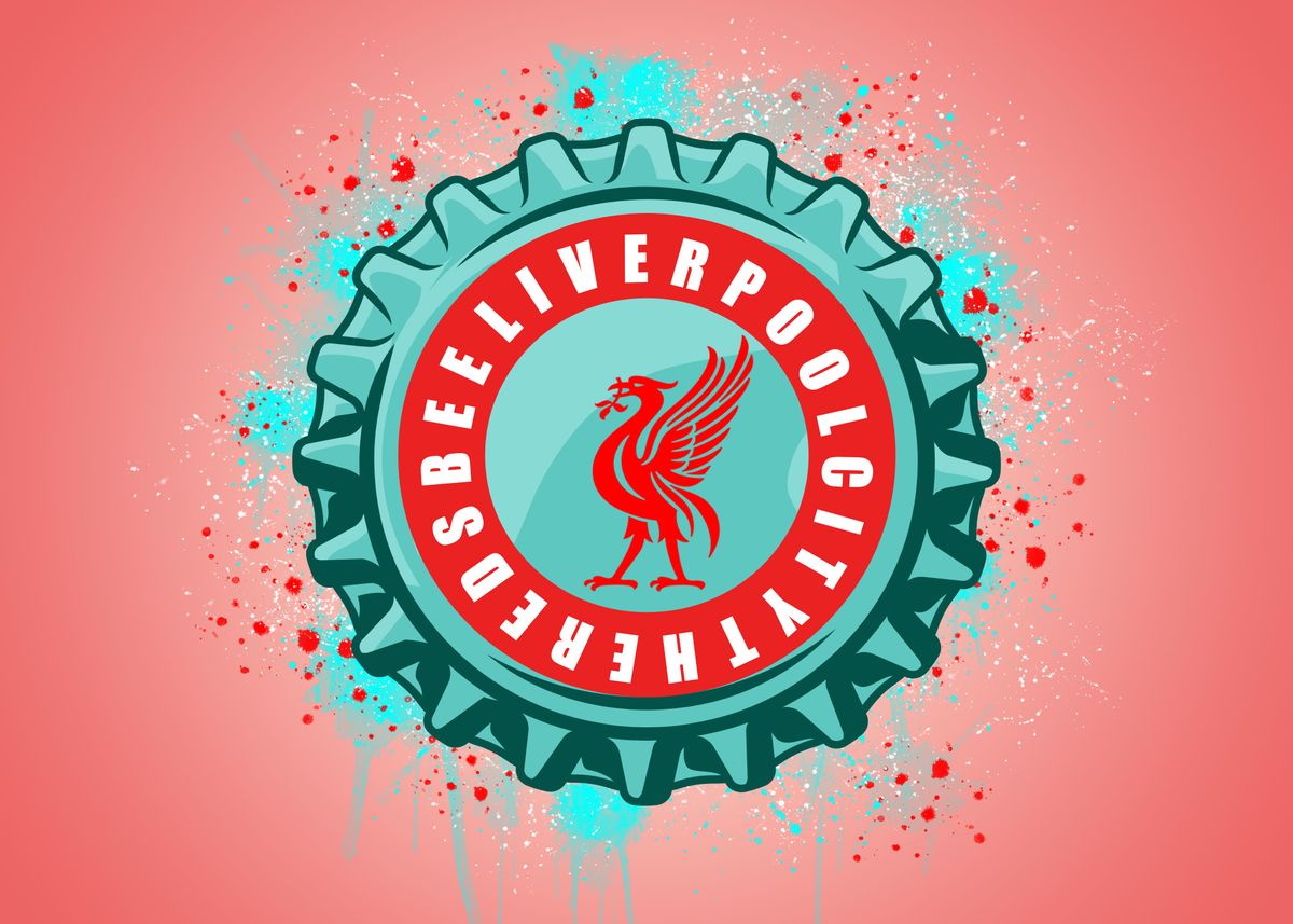 'The Reds Beer' Poster, picture, metal print, paint by Katty | Displate