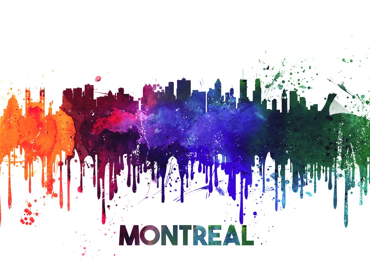 'MONTREAL' Poster by Van Zelman | Displate