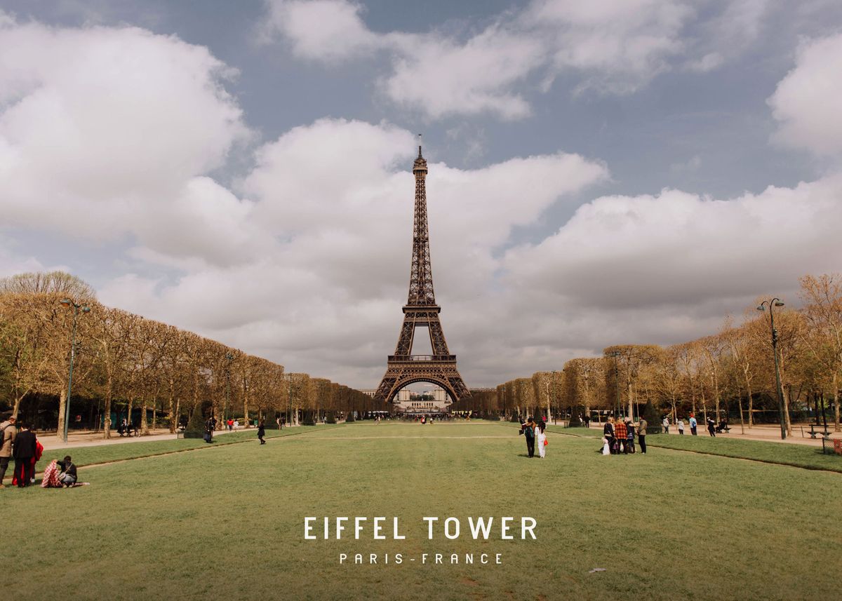 'Eiffel Tower ' Poster, picture, metal print, paint by Big City | Displate
