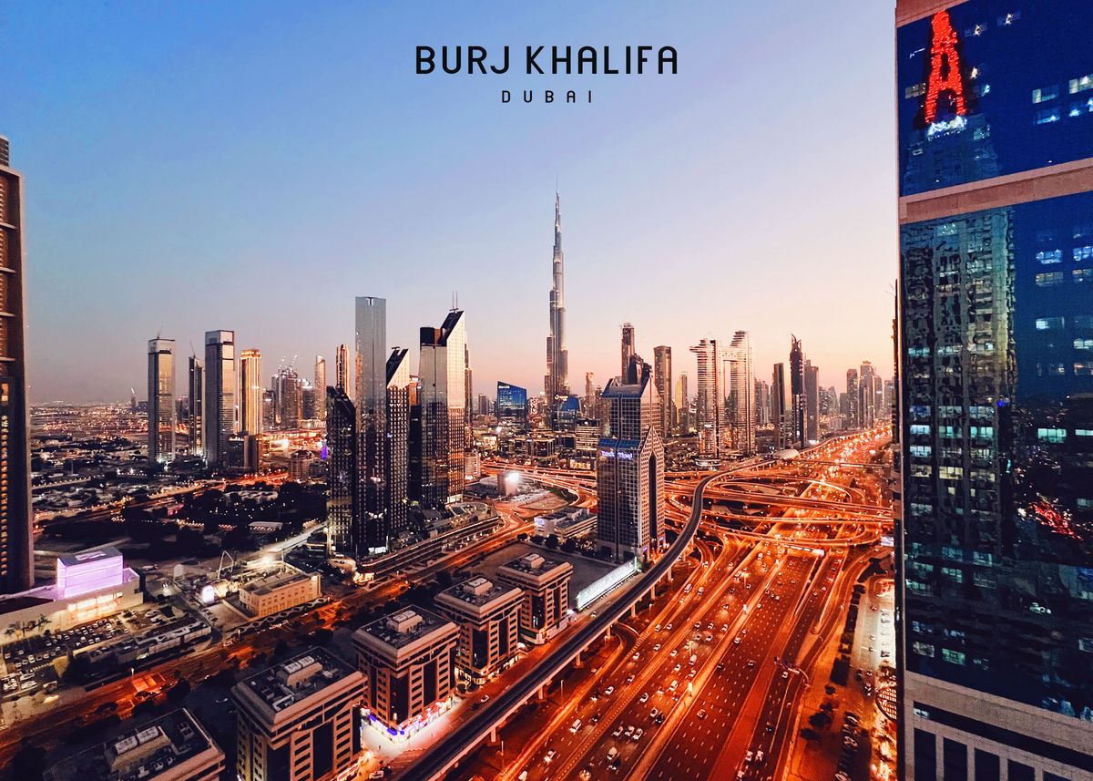 'Burj Khalifa ' Poster by Travel Addict | Displate