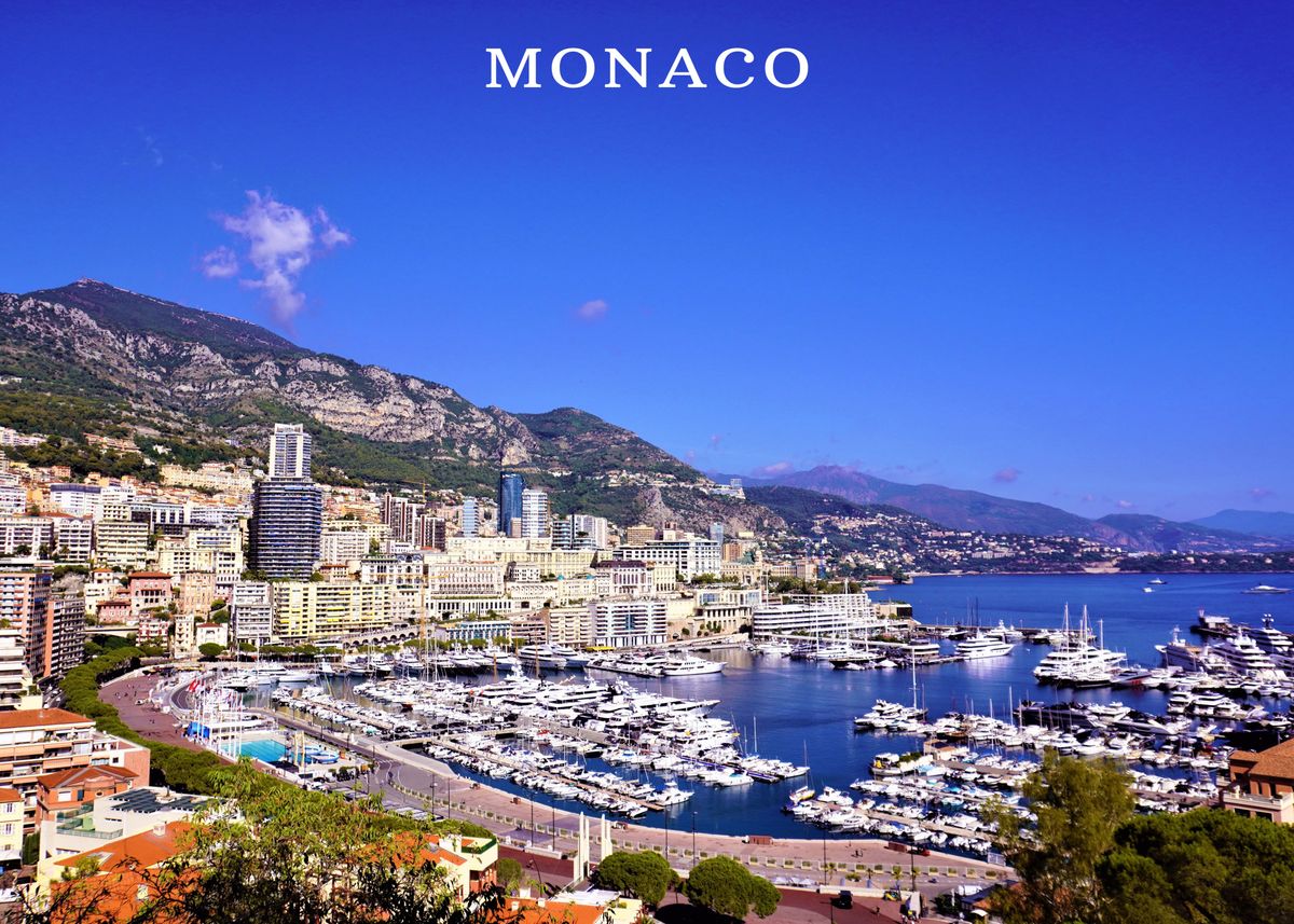 'Monaco ' Poster, picture, metal print, paint by Big City | Displate
