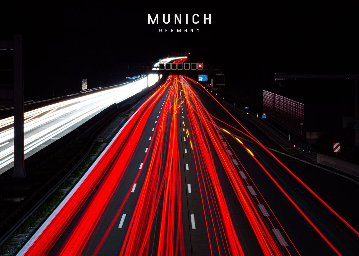 'Munich ' Poster, picture, metal print, paint by Famous City | Displate
