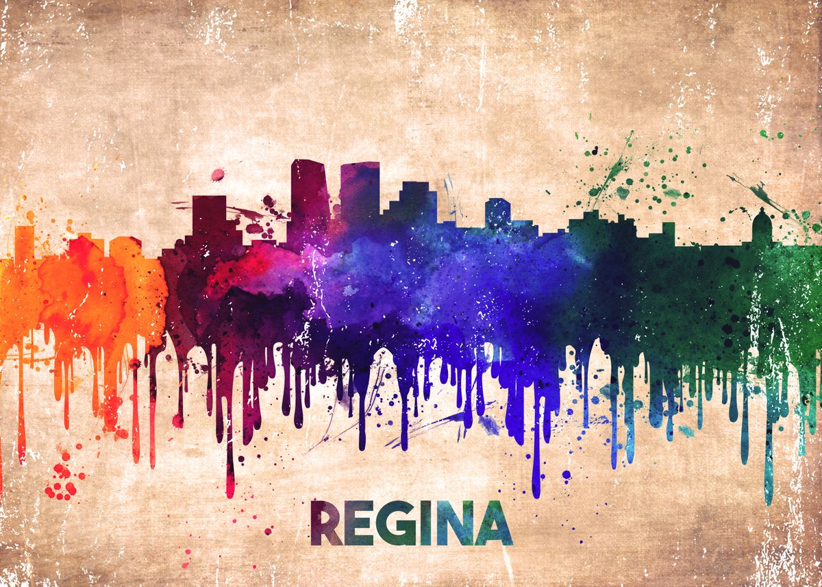 'Regina' Poster, picture, metal print, paint by Van Zelman | Displate
