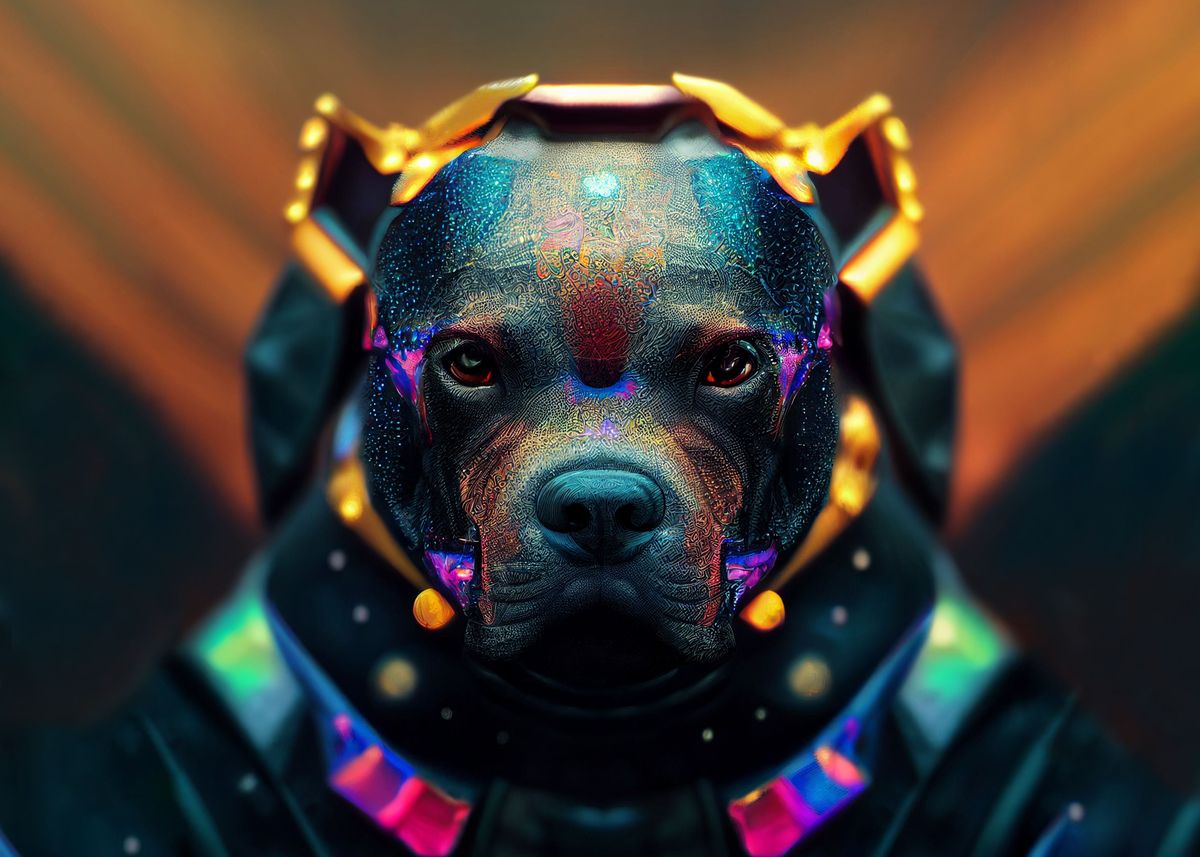 'Cosmic General ' Poster, picture, metal print, paint by Elizabeth ...