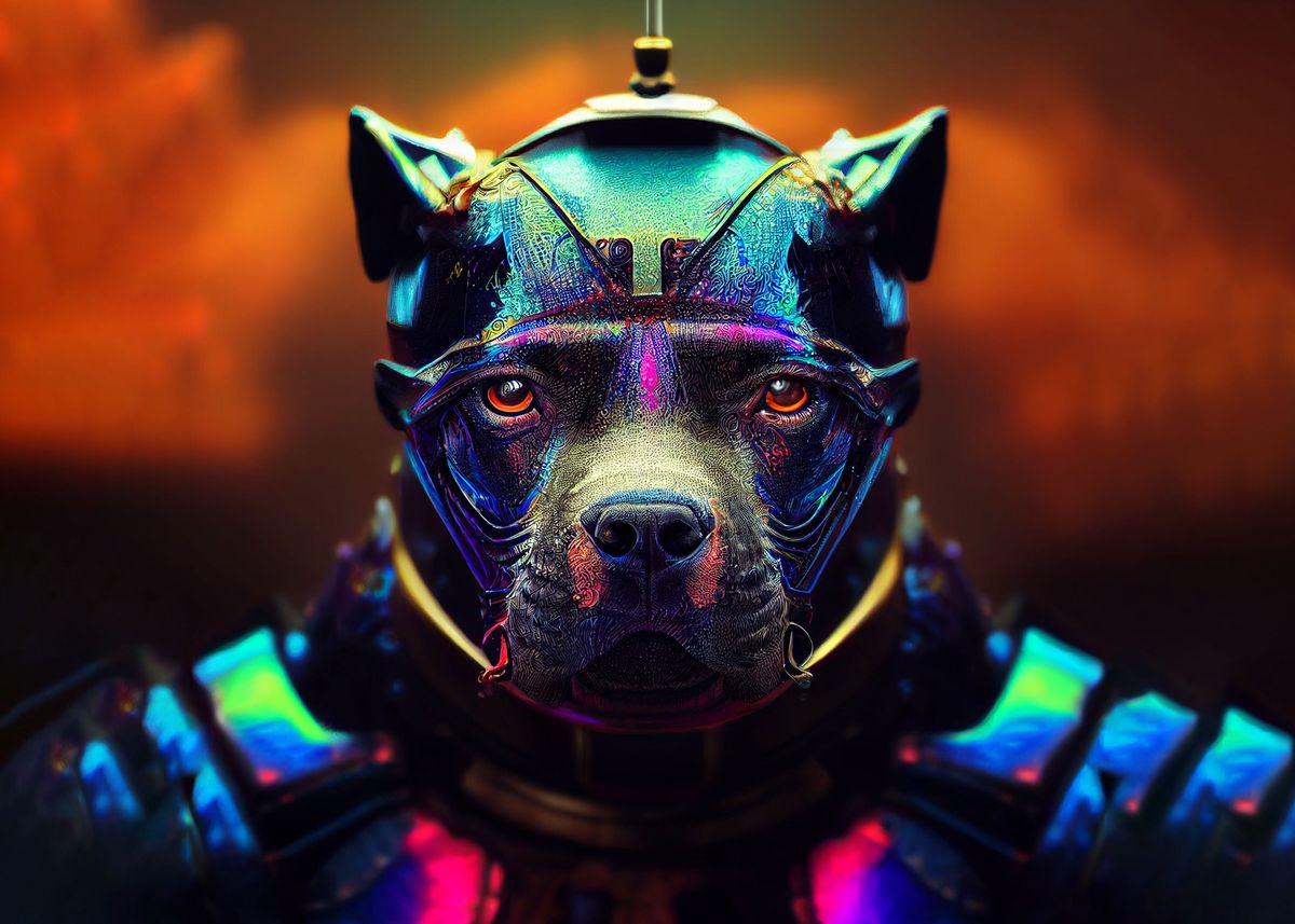 'Cosmic General' Poster, picture, metal print, paint by Elizabeth ...