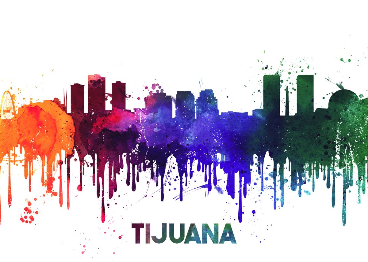 'TIJUANA' Poster by Van Zelman | Displate