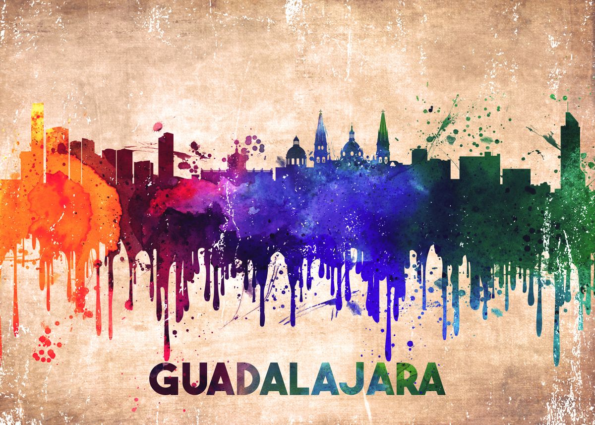 'Guadalajara' Poster by Van Zelman | Displate