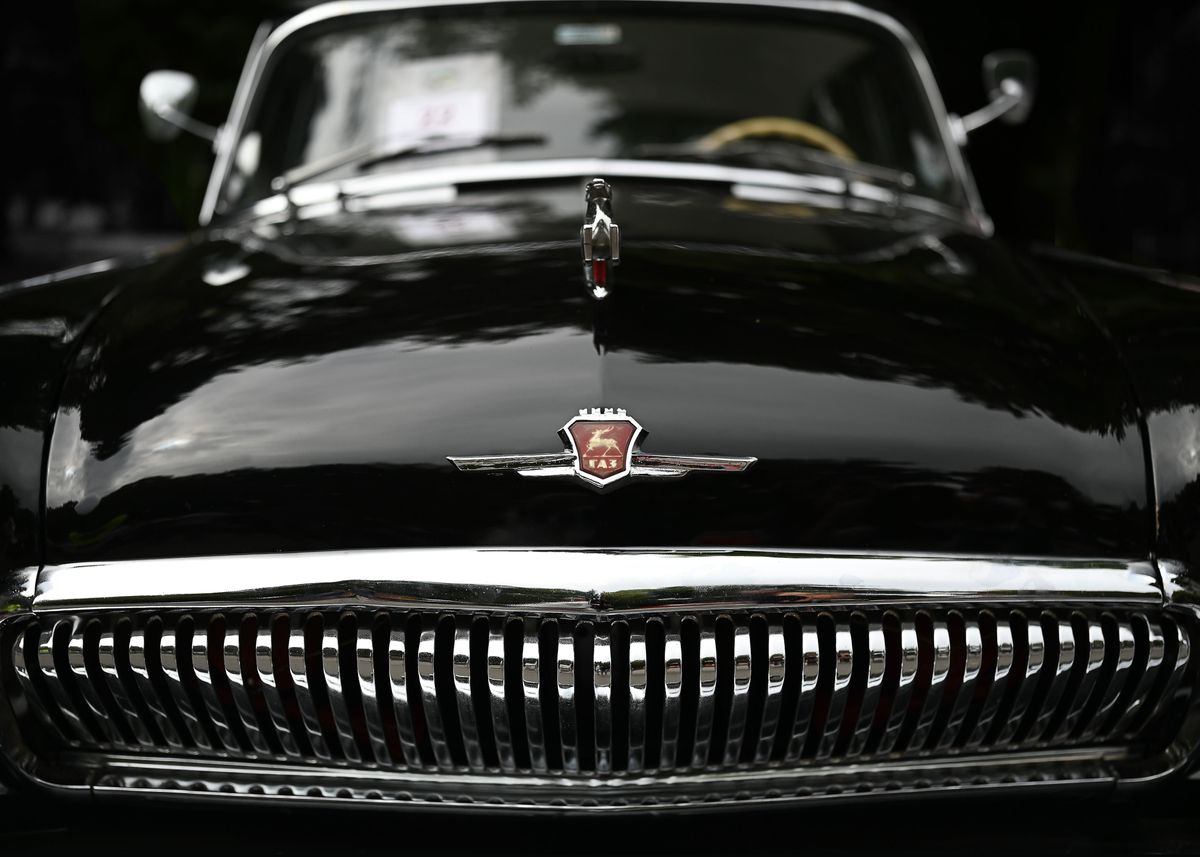 'Russian Classic Car Volga' Poster, picture, metal print, paint by М ...