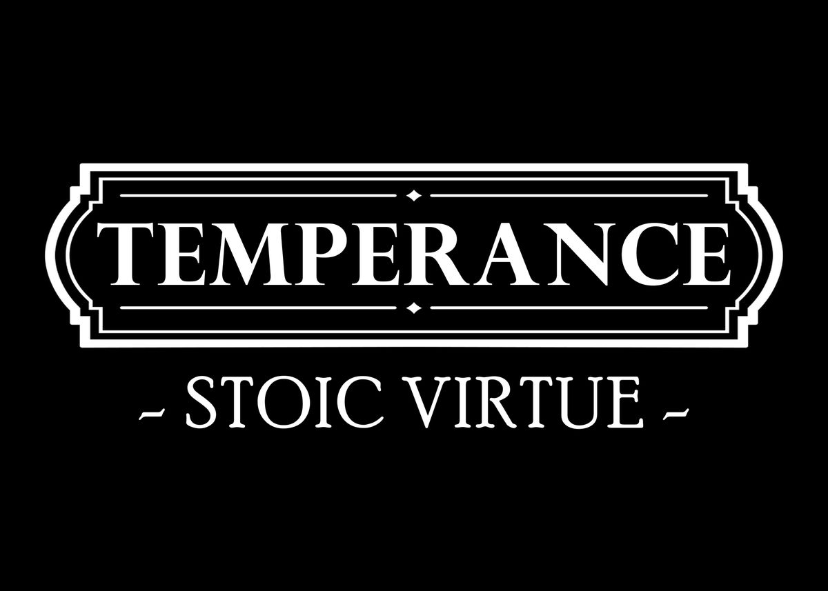 'Temperance Stoic Virtue' Poster, picture, metal print, paint by ...