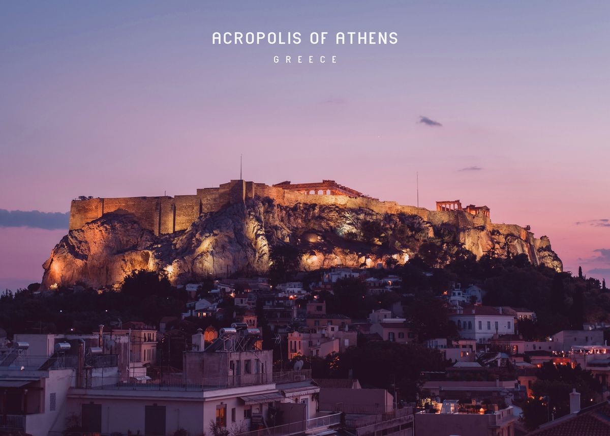 'Acropolis of Athens ' Poster, picture, metal print, paint by Explore ...