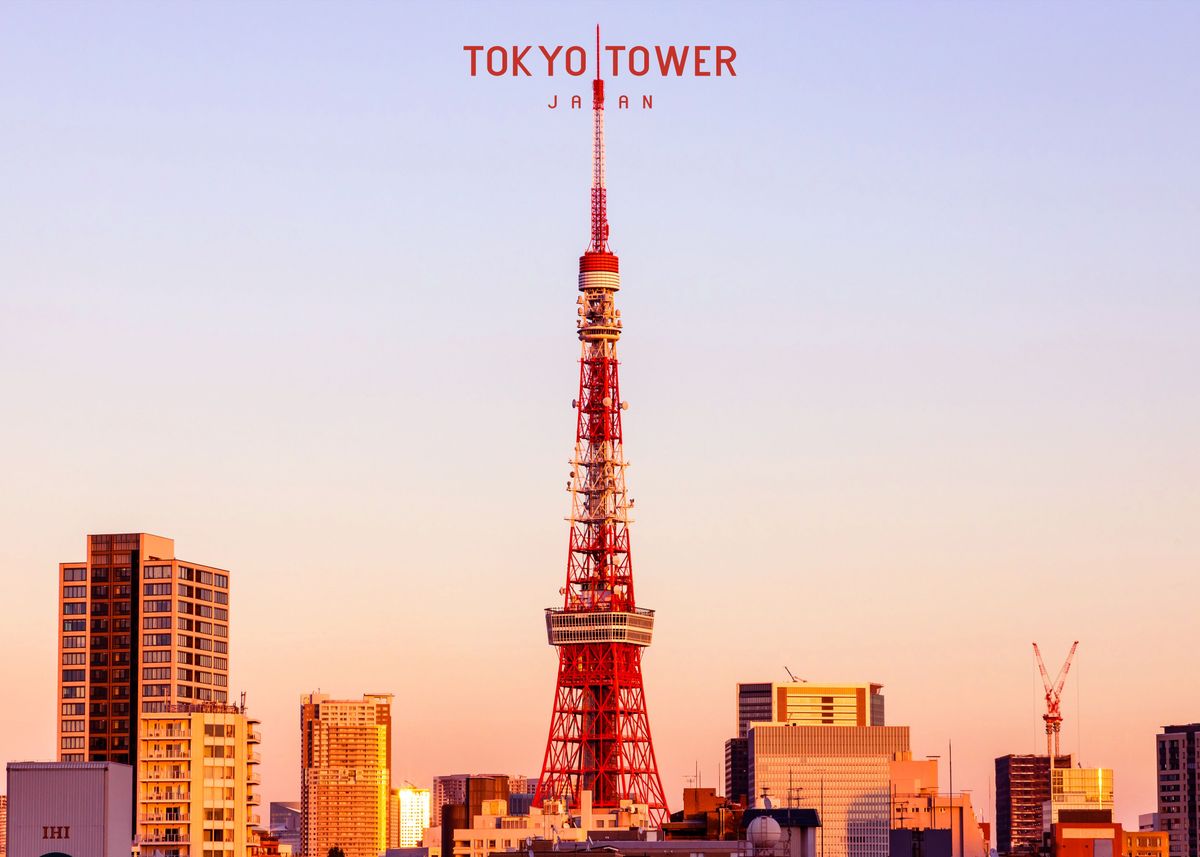 'Tokyo Tower ' Poster, picture, metal print, paint by Travel Addict ...