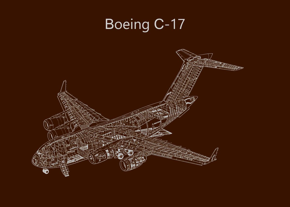 'boeing c17 ' Poster by Amazing Artist | Displate