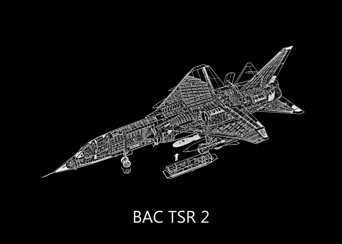 'BAC TSR 2 ' Poster by Fast Elevator | Displate