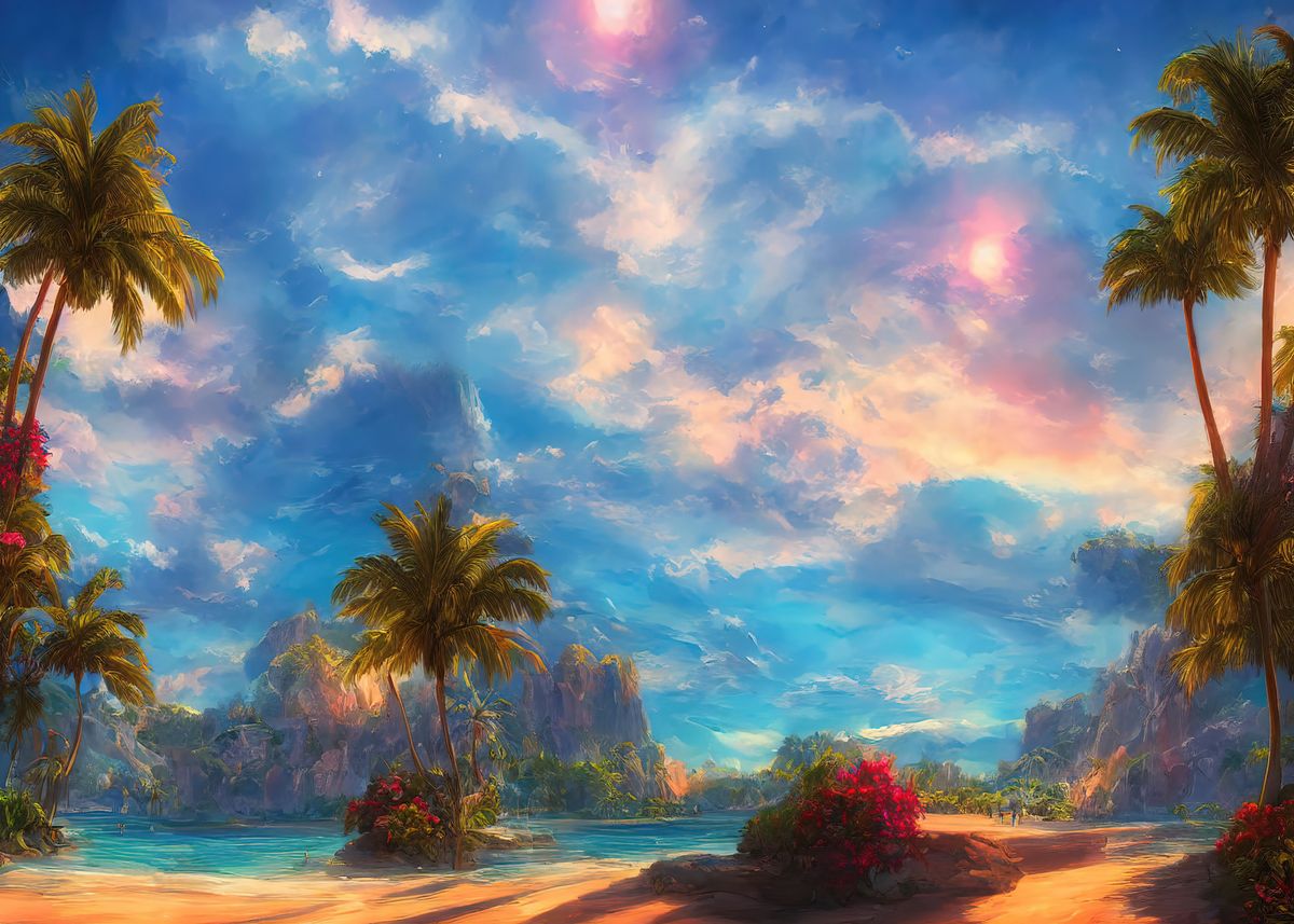 'where dreams come true' Poster, picture, metal print, paint by ...