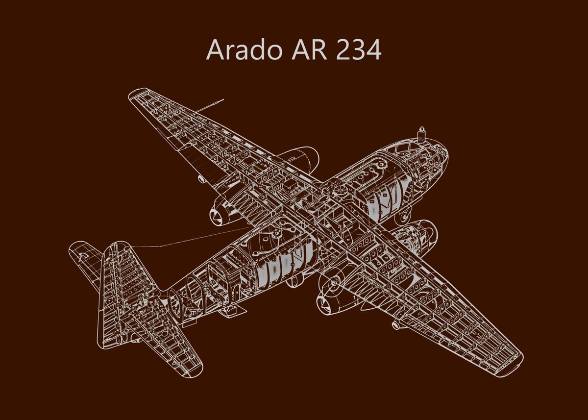 'AR 234 ' Poster, picture, metal print, paint by Amazing Artist | Displate