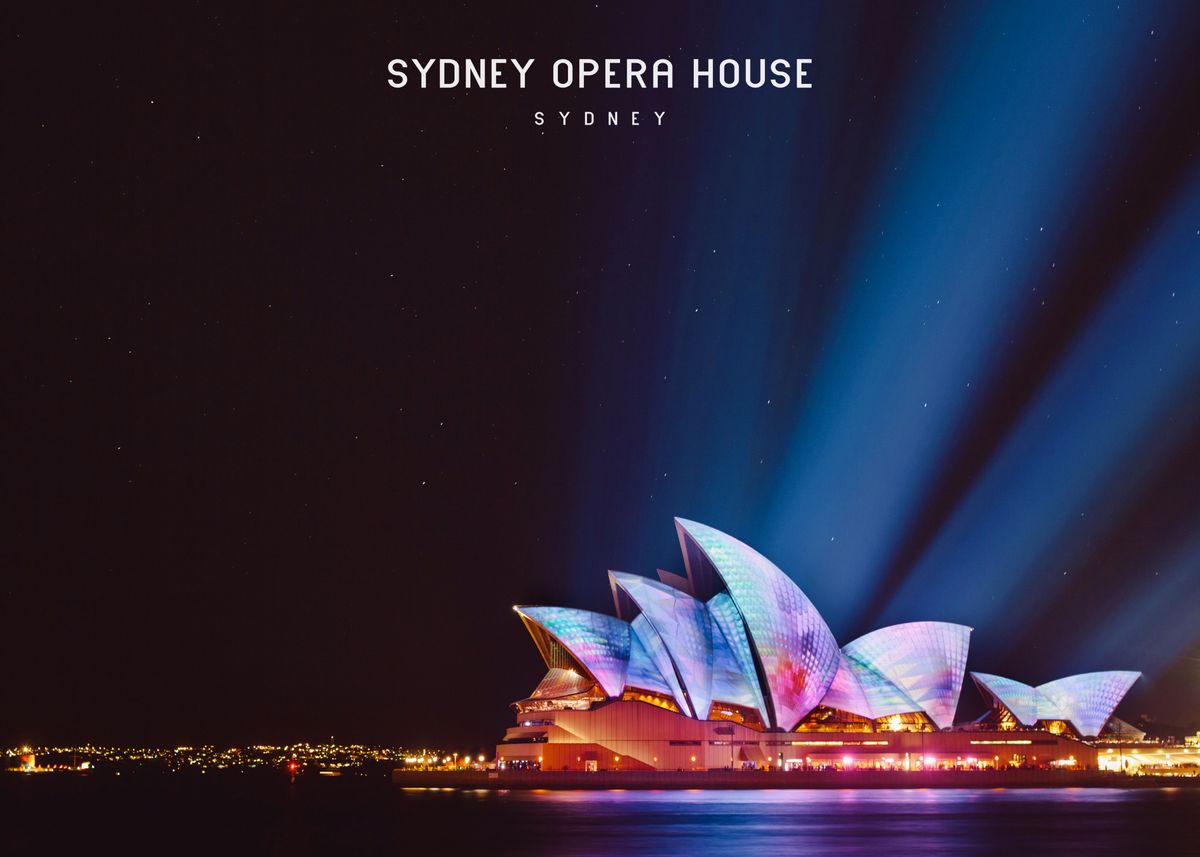 'Sydney Opera House ' Poster by Explore Universe | Displate