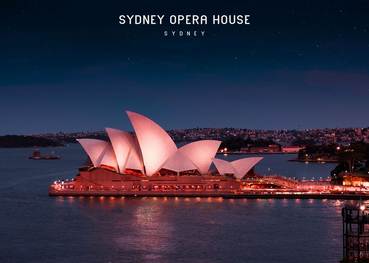 'Sydney Opera House ' Poster, picture, metal print, paint by Explore ...
