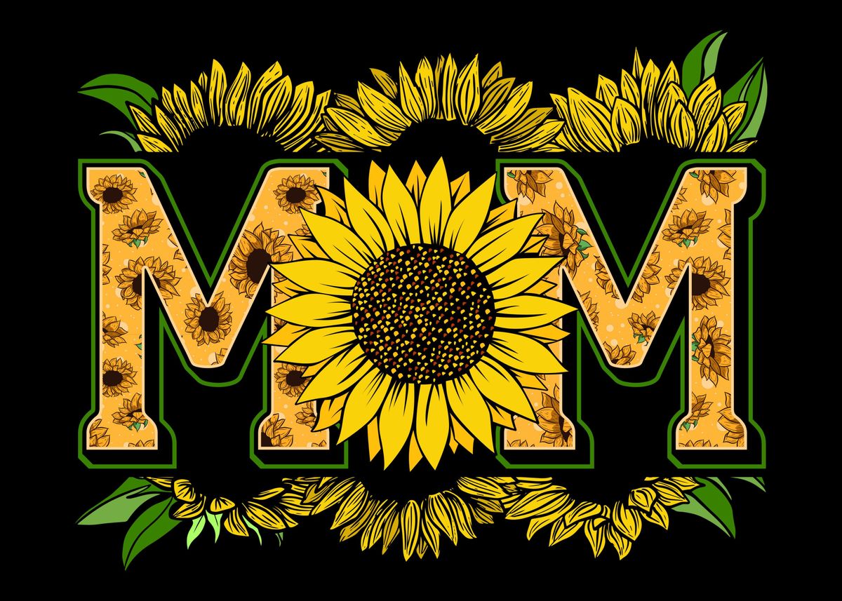 'Sunflower Mom Gardener' Poster by professionaldesigns | Displate