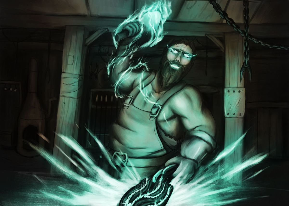 'Soul Blacksmith' Poster by ryuk rabit | Displate