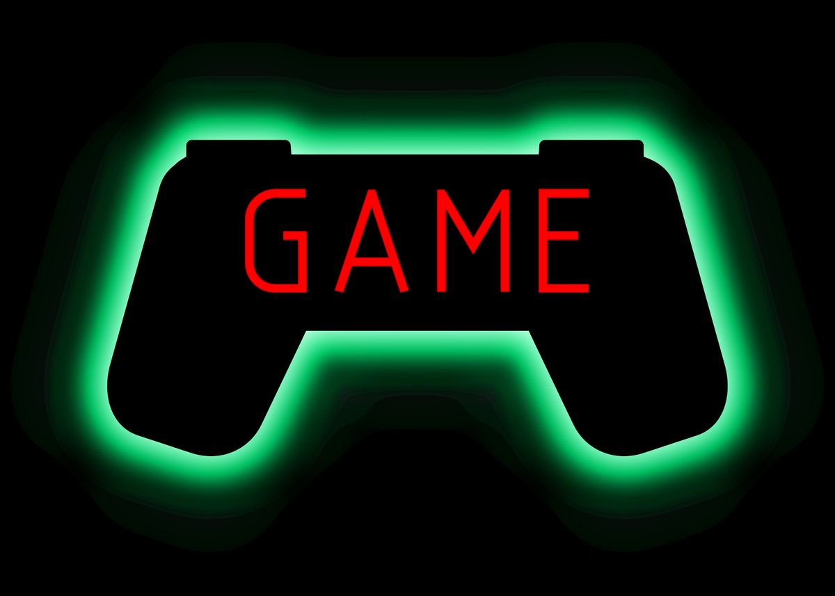 'game controller ' Poster, picture, metal print, paint by Eng Hadoool ...