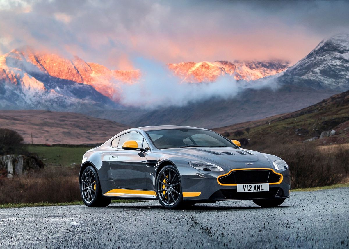 'Aston martin V12 Vantage S' Poster by Job Lodders | Displate