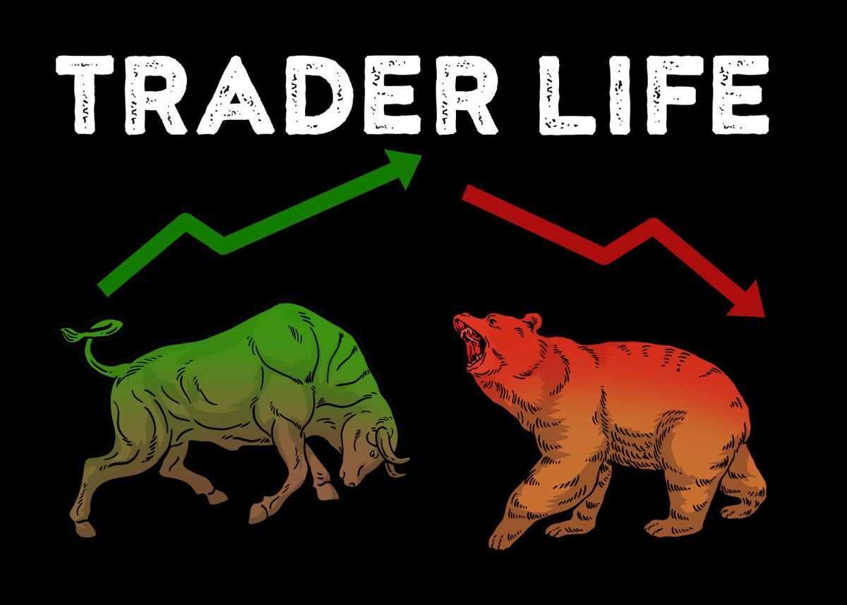 'Trading Gift Forex Stocks' Poster, picture, metal print, paint by ...