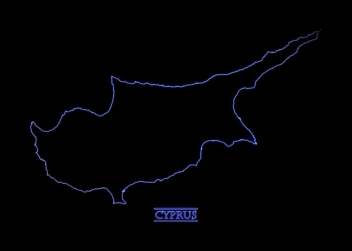 'Cyprus' Poster, picture, metal print, paint by Luvy | Displate