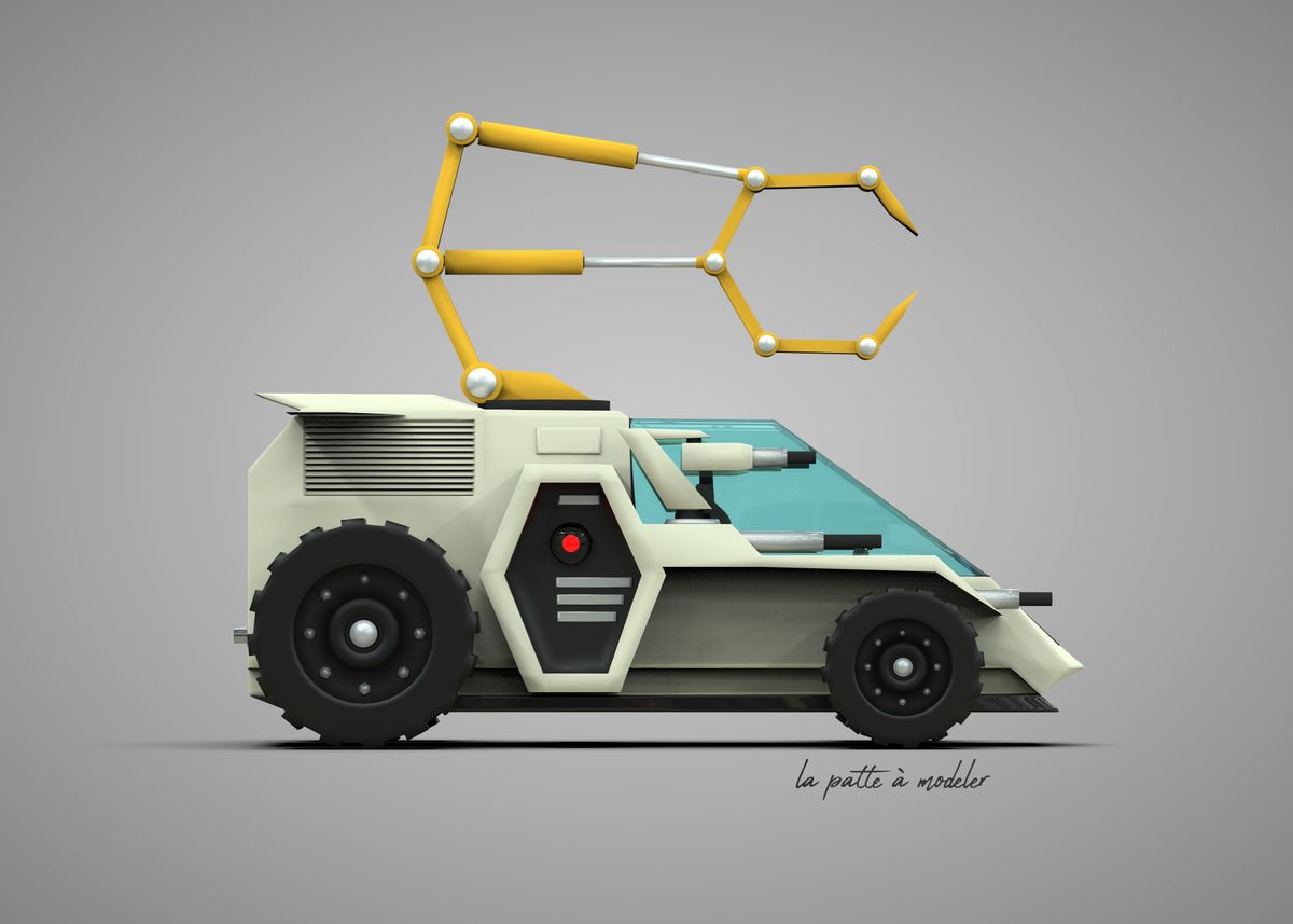 'Jayce s car' Poster by LAPATTEAMODELER | Displate