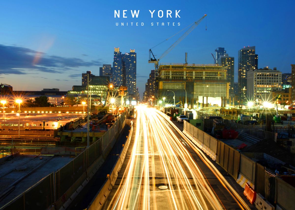 'New York ' Poster, picture, metal print, paint by Big City | Displate