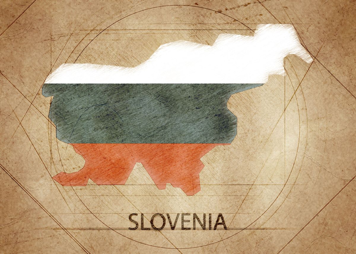 'Slovenia' Poster by Luvy | Displate