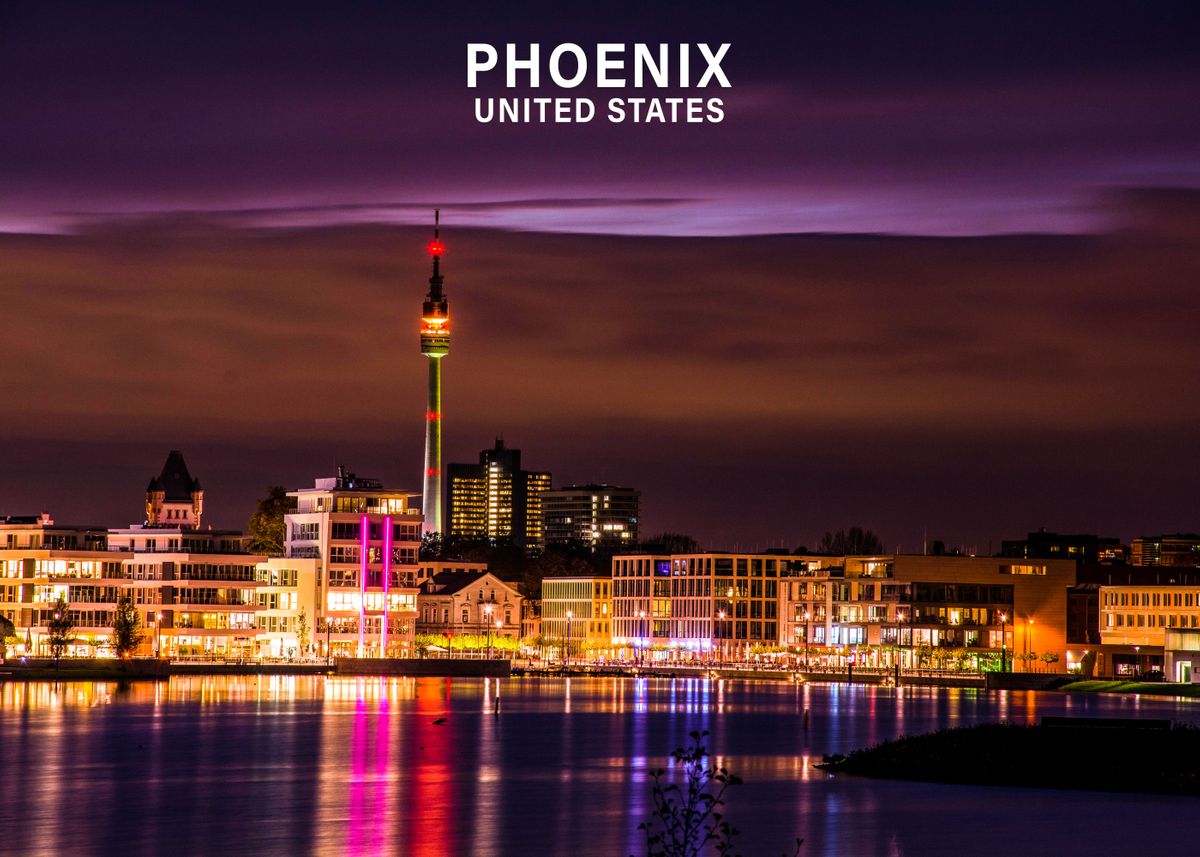 'Phoenix' Poster, picture, metal print, paint by Art Creative | Displate