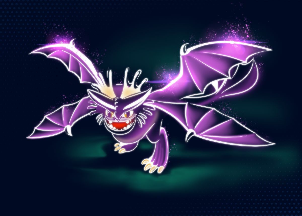 'Tiny Stormcutter Glow' Poster, picture, metal print, paint by How To ...