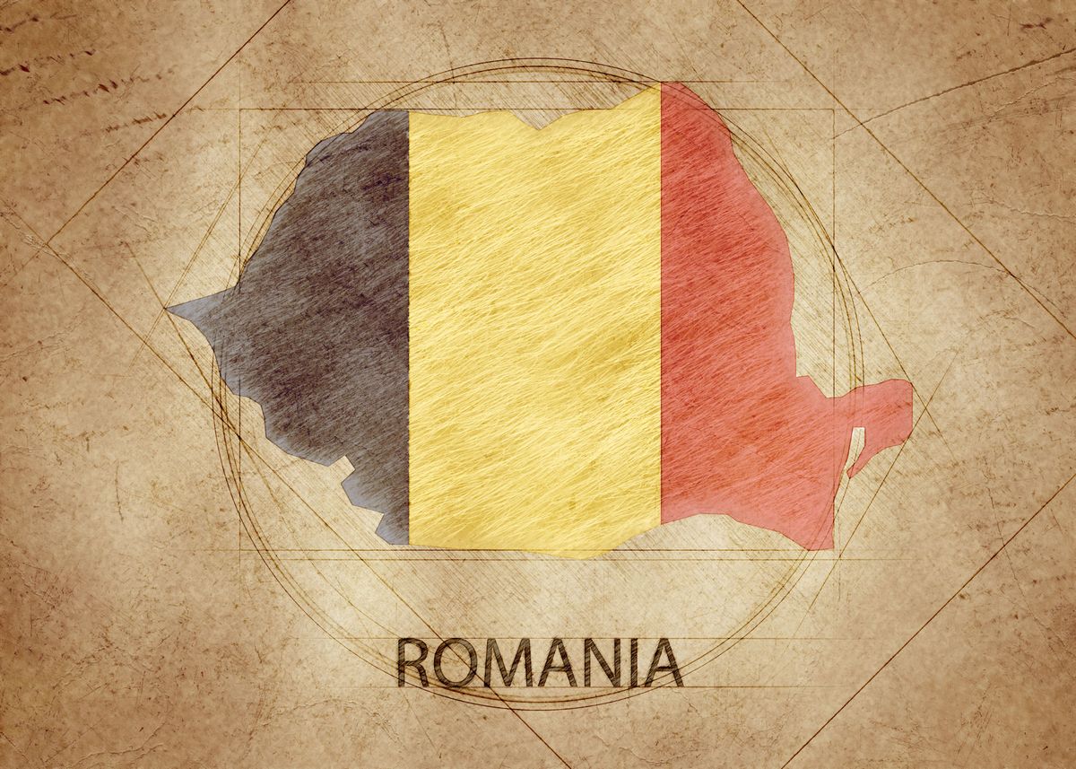 'Romania' Poster by Luvy | Displate