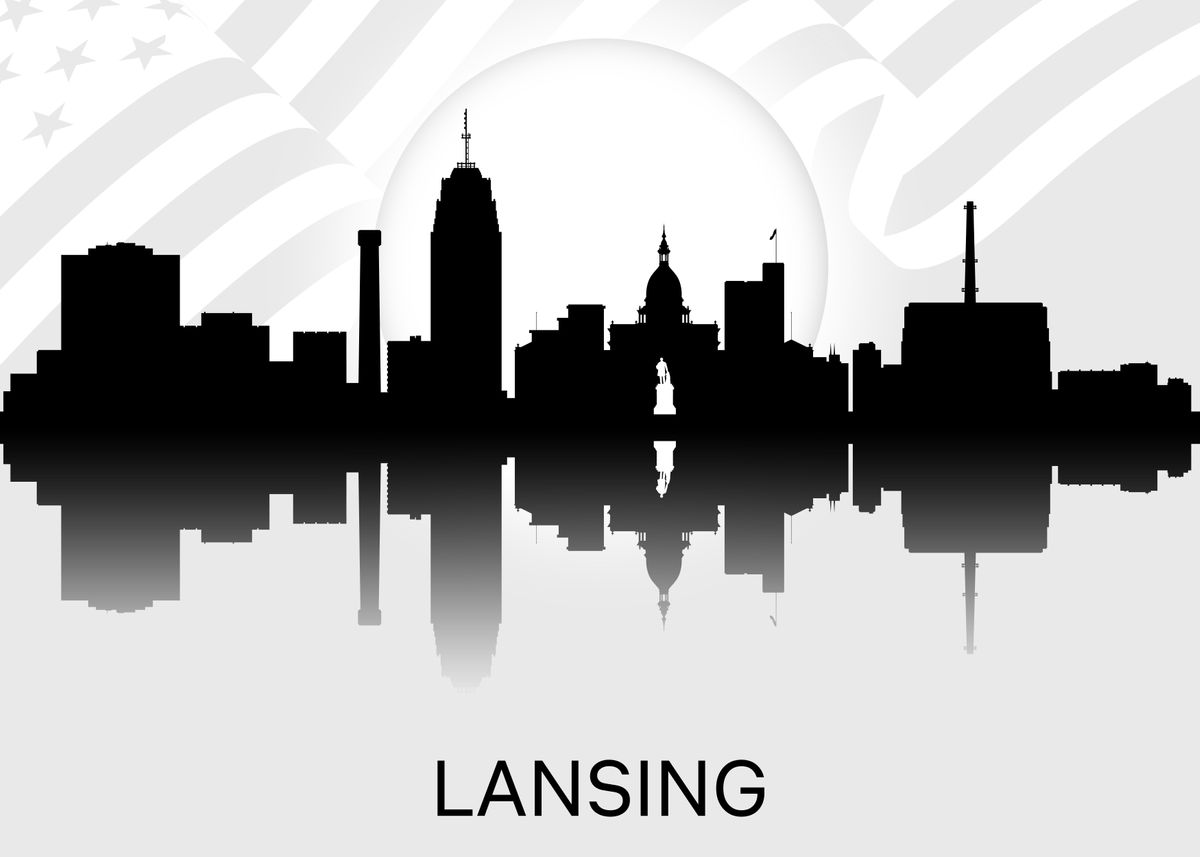 'Lansing' Poster, picture, metal print, paint by Farwell Florentino ...
