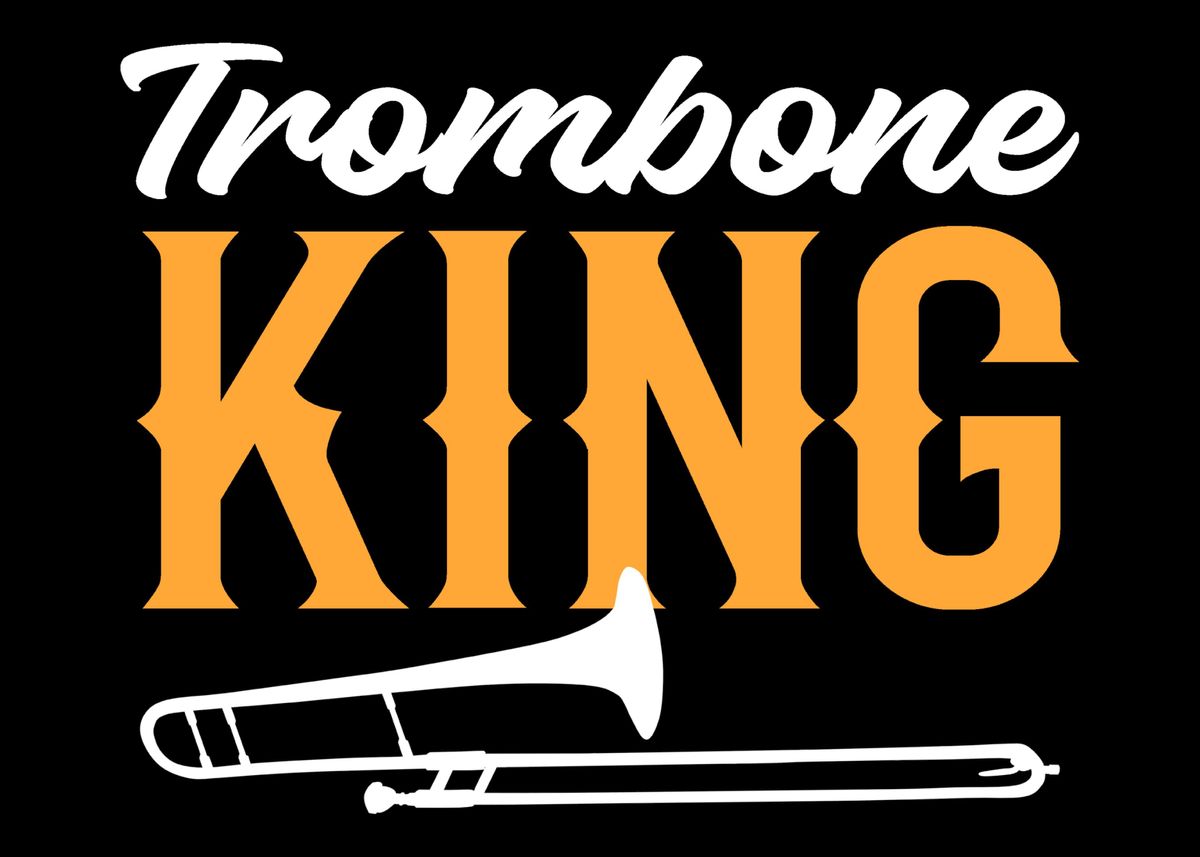 'Trombone King Entertainer ' Poster, picture, metal print, paint by ...
