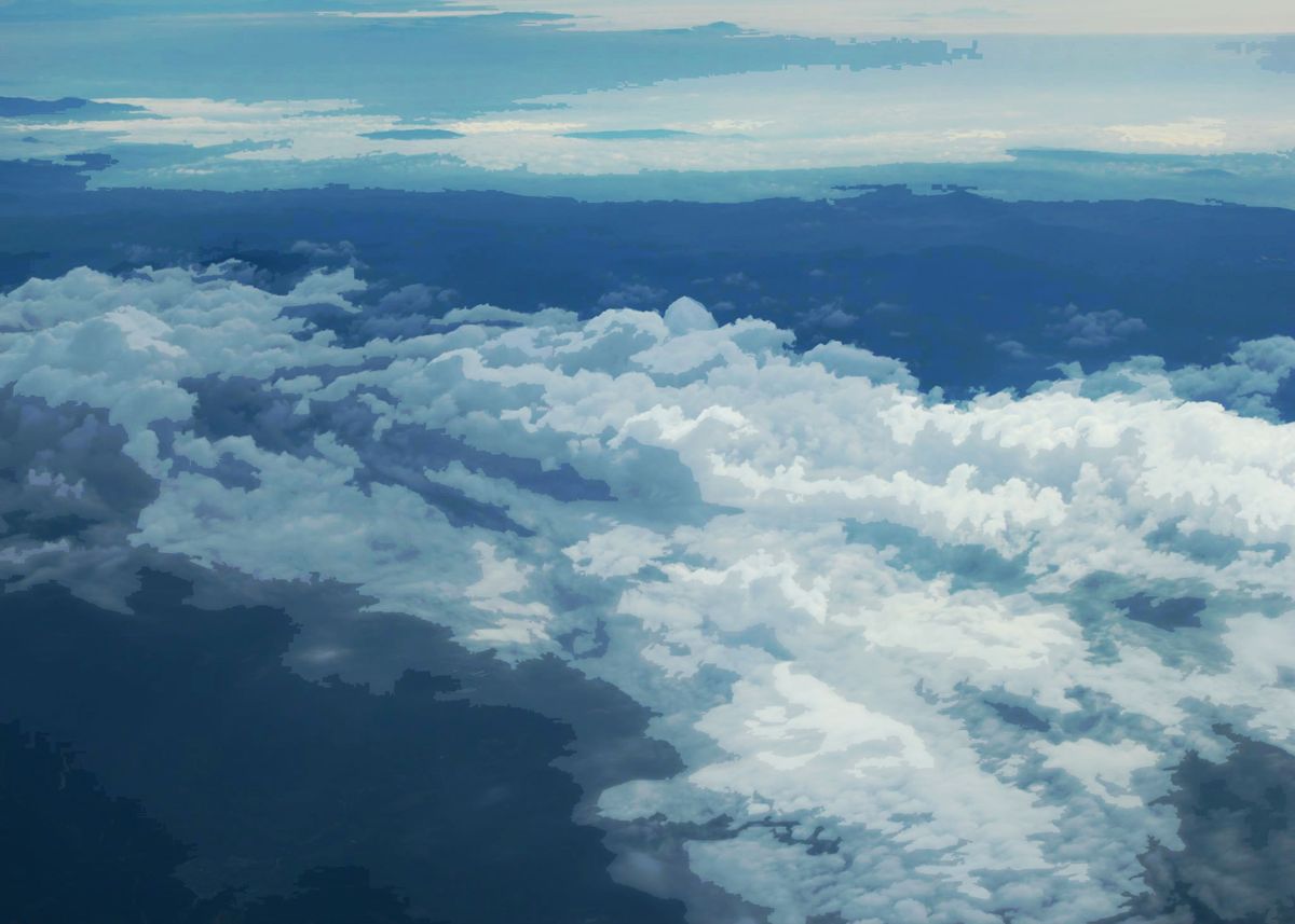 'Stratus Clouds' Poster, picture, metal print, paint by Gani Bijish ...