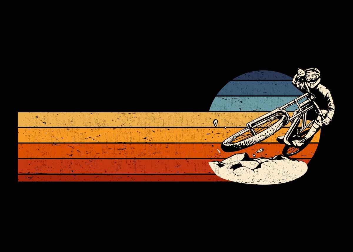 'MTB Mountain Bike' Poster by professionaldesigns | Displate