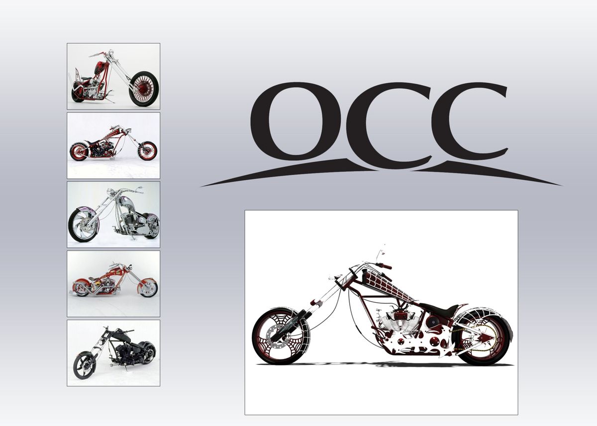 'Orange County Choppers' Poster, picture, metal print, paint by Sam ...