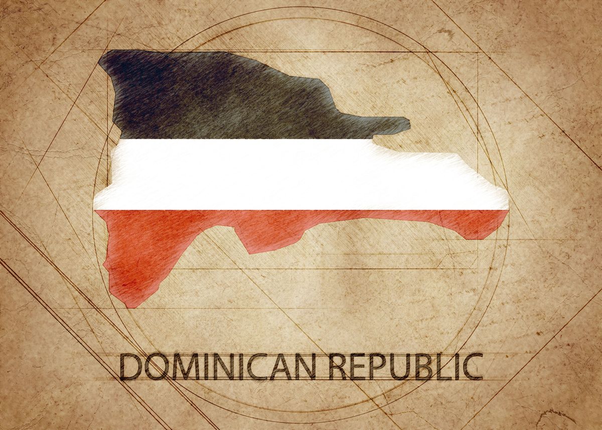 'Dominican Republic' Poster by Luvy | Displate