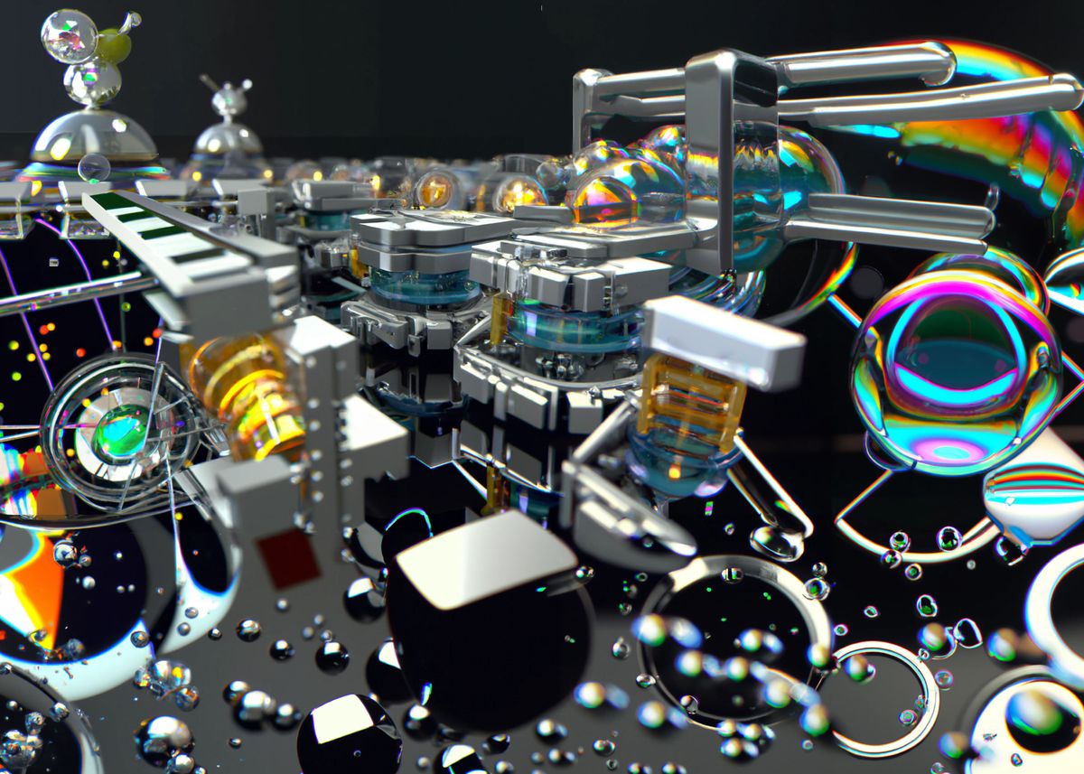 'The Infinity Machine' Poster, picture, metal print, paint by Matthew ...