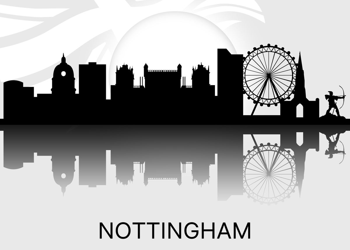 'Nottingham' Poster by Farwell Florentino | Displate