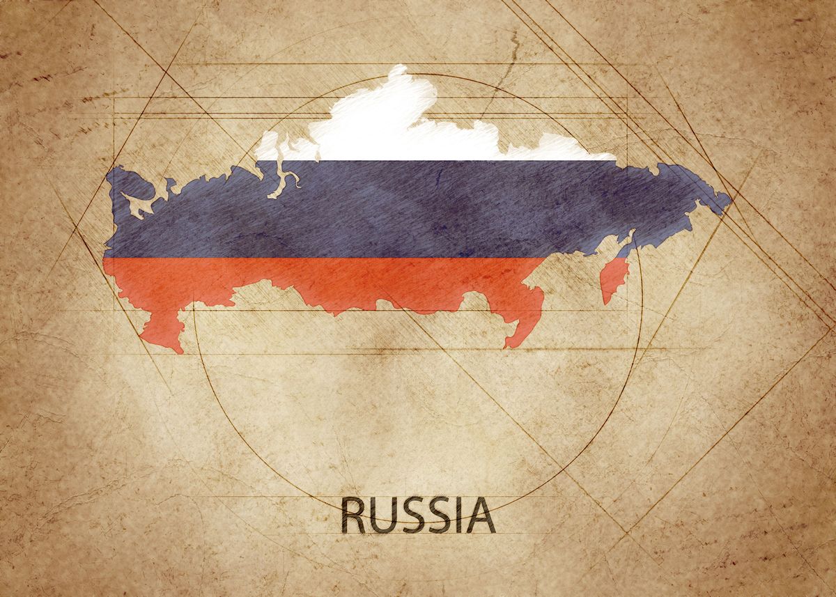 'Russia' Poster by Luvy | Displate