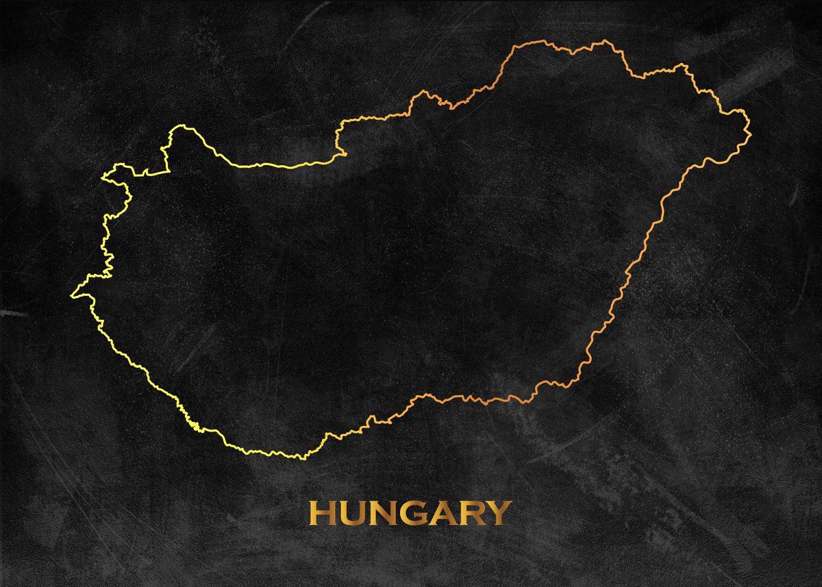 'Hungary' Poster by Black Iris | Displate