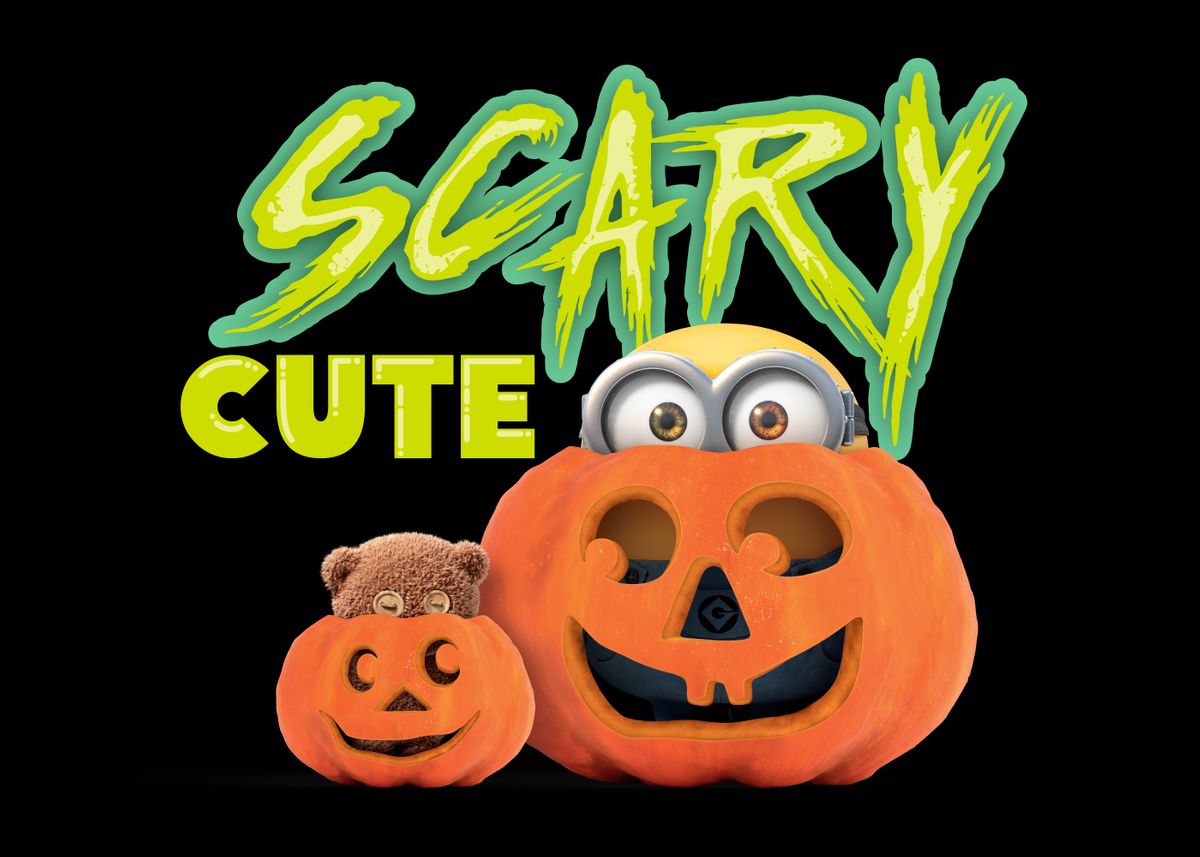 'Scary Cute' Poster by Minions | Displate