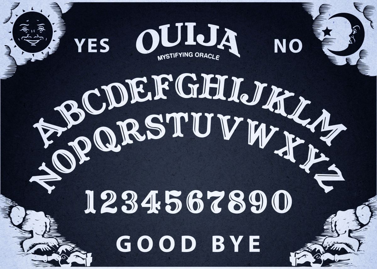 'Ghost Board Ouija' Poster, picture, metal print, paint by Art and Roam ...
