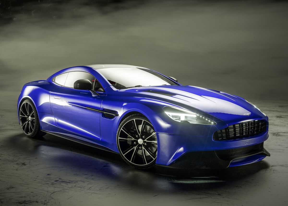 'Aston Martin Vanquish' Poster, picture, metal print, paint by Paroles ...