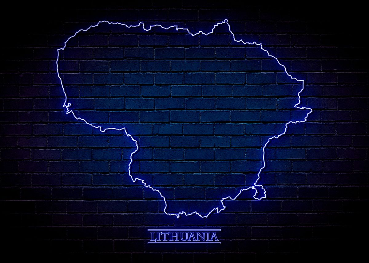 'Lithuania' Poster by Moon Soul | Displate