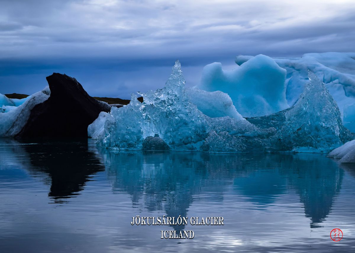 'Jokulsarlon Gacier' Poster, picture, metal print, paint by NTx ...