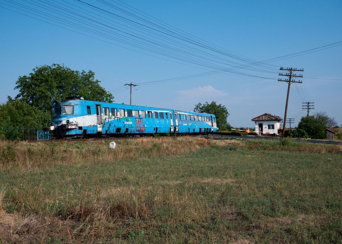 'Malaxa railcar on duty' Poster, picture, metal print, paint by Wulli ...