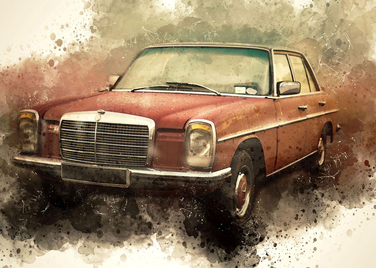 'Vintage Cars 74' Poster by Michael Landsberger | Displate
